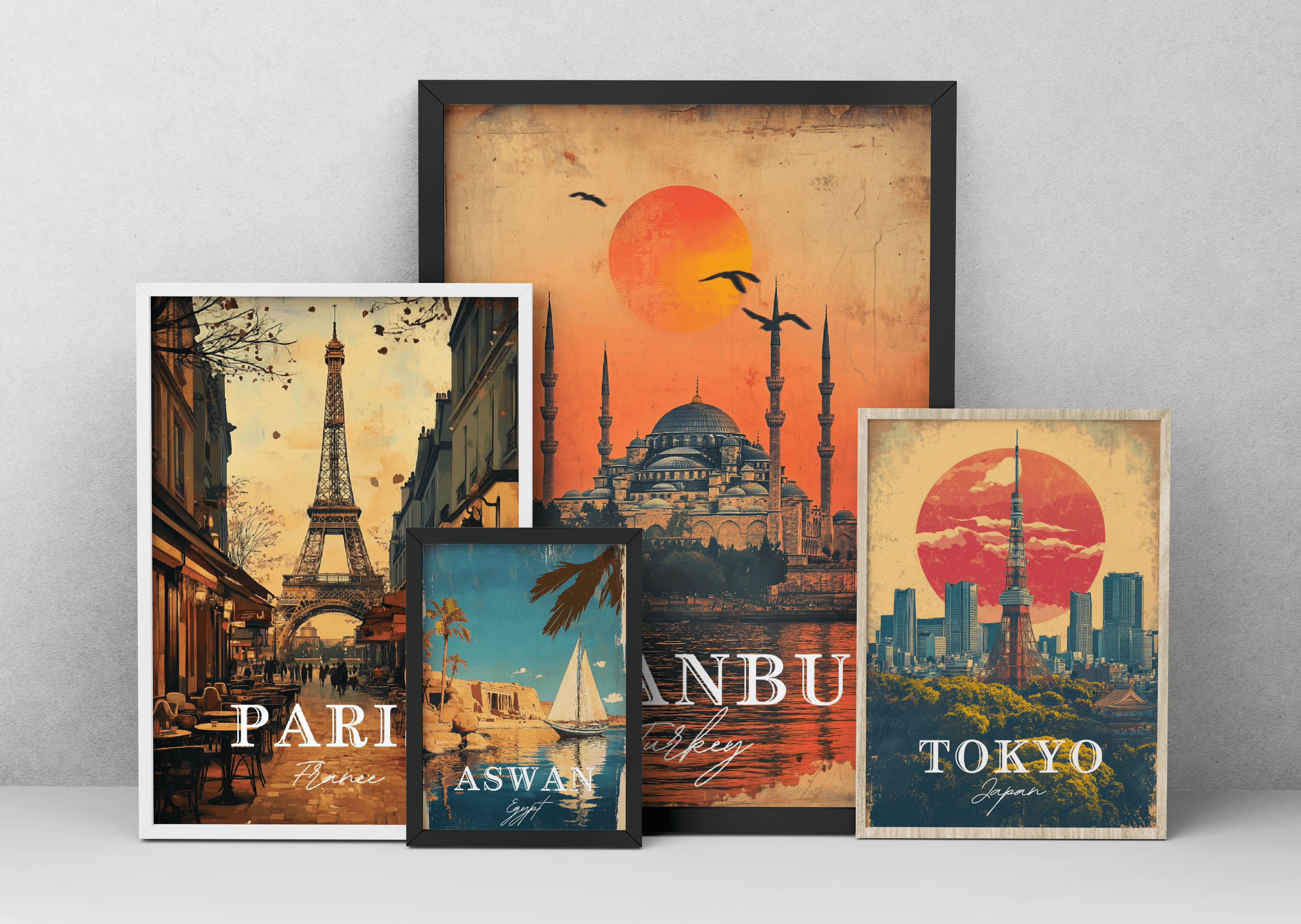How to Create a Travel-Inspired Gallery Wall with Vintage Posters ...