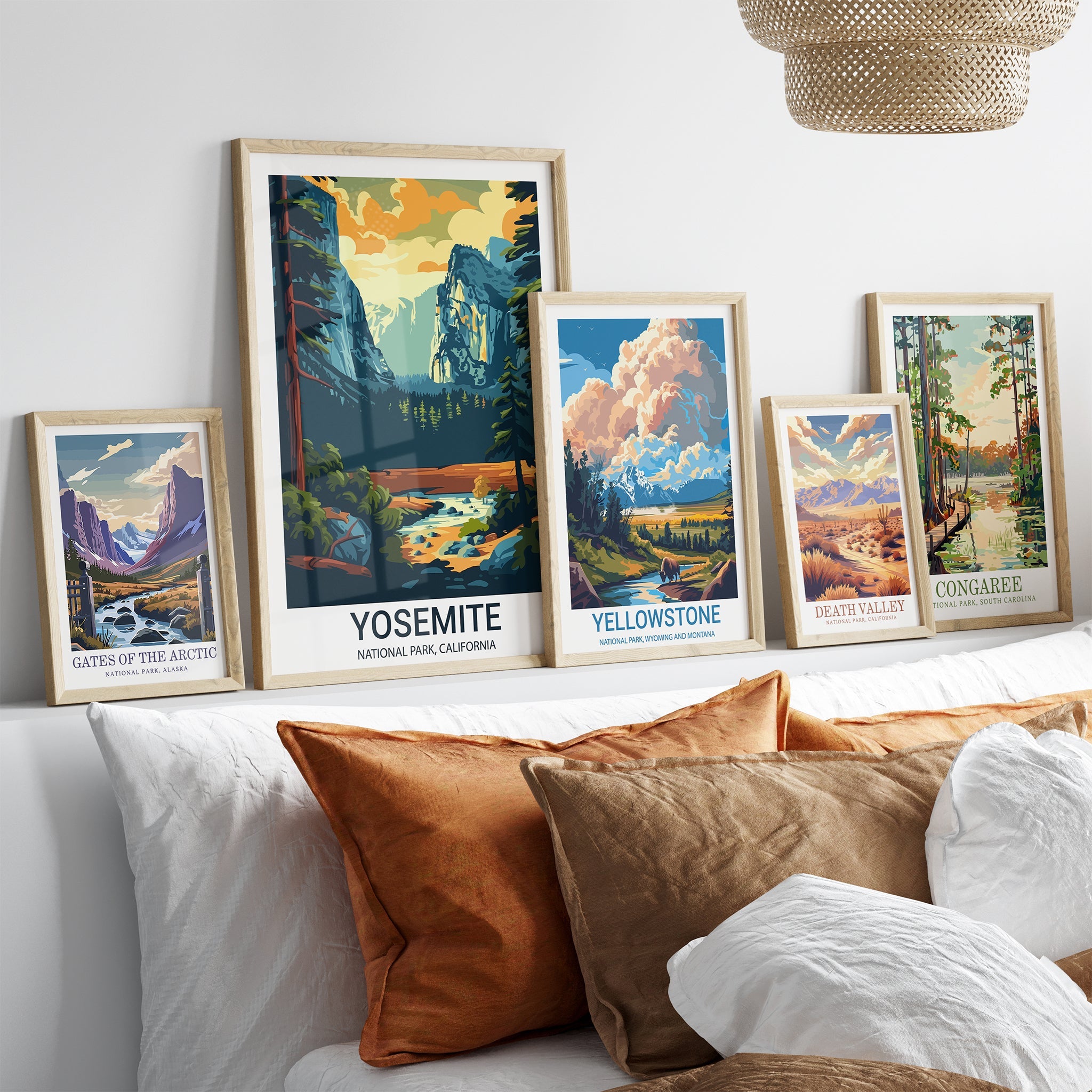 National Park Posters | Vintage Wall Art of Iconic US Parks ...